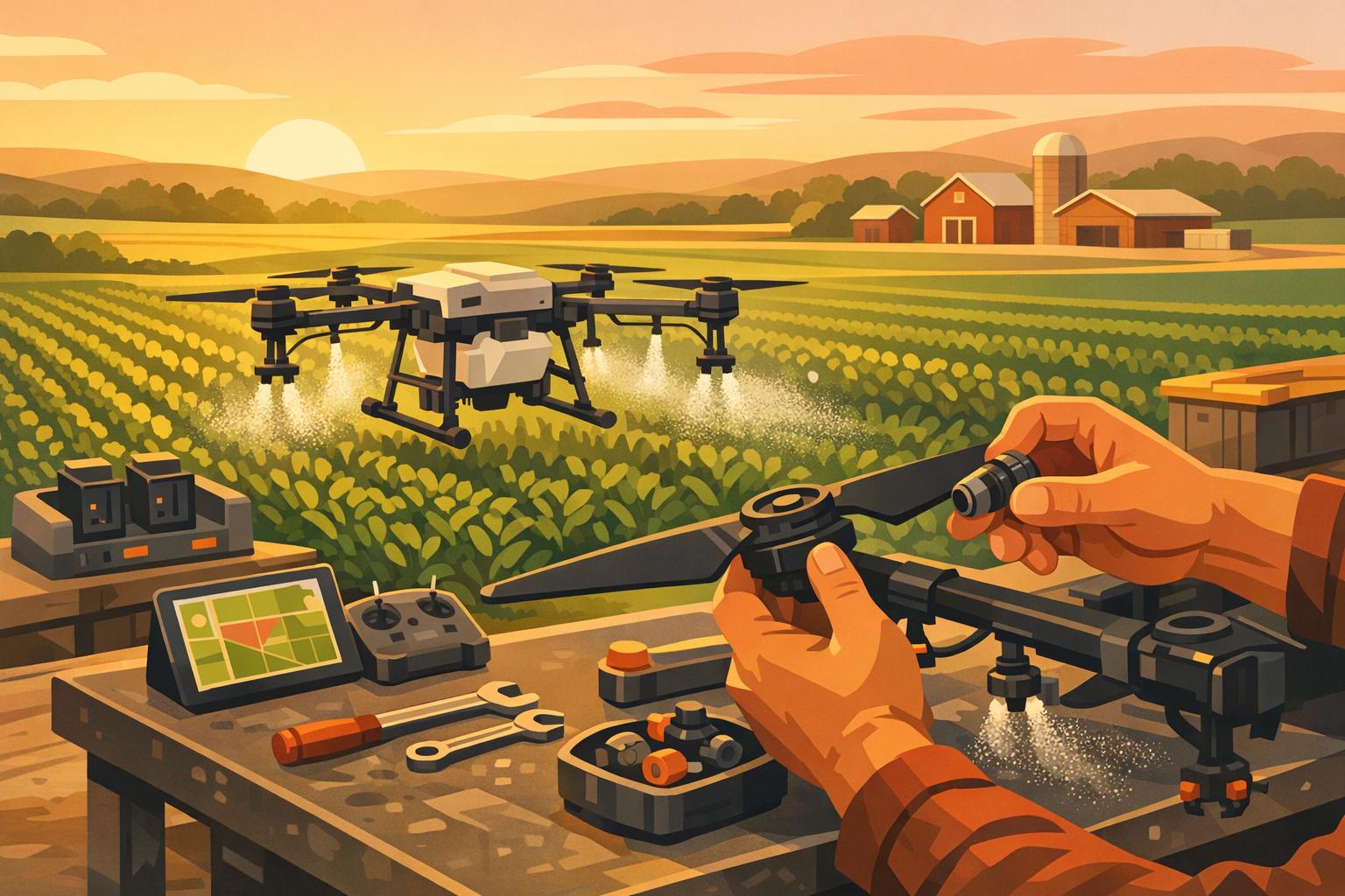 How To Inspect Spray Drones After Flights – Drone Spray Pro